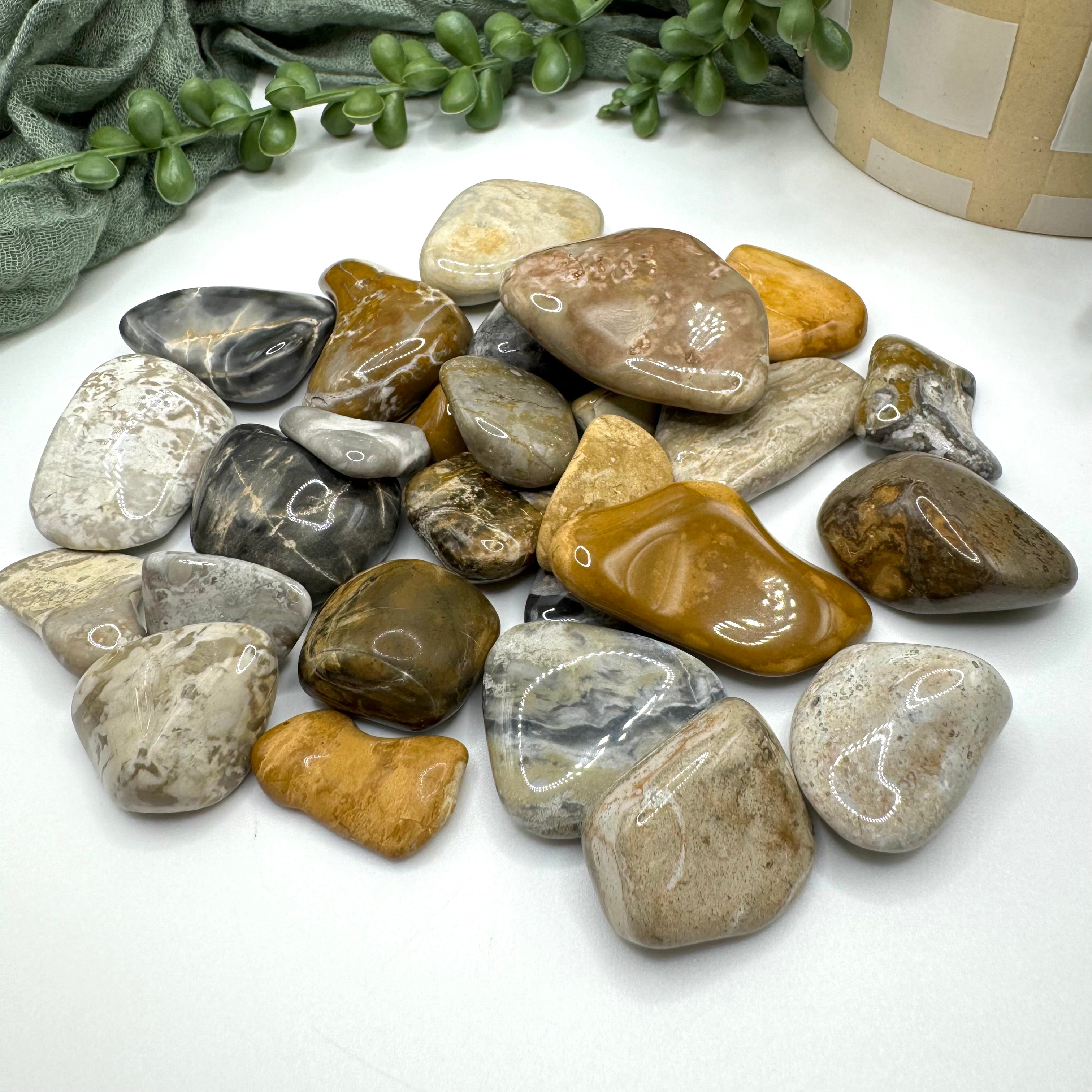 Cape May Jasper Tumble – Moonrise Rocks